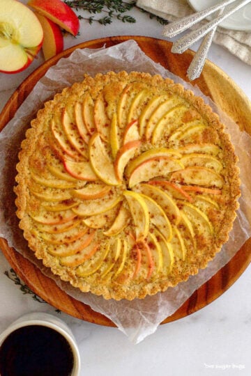 Frangipane Tart Recipe {Gluten Free} ~ two sugar bugs