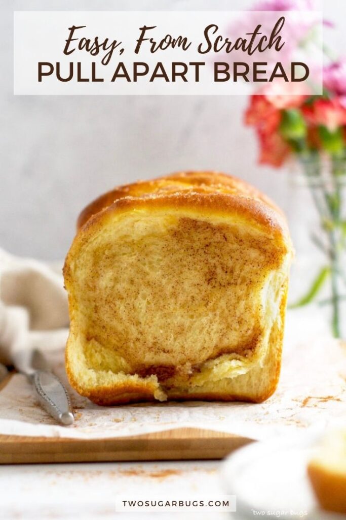 Easy Sweet Pull Apart Bread (from scratch) ~ two sugar bugs