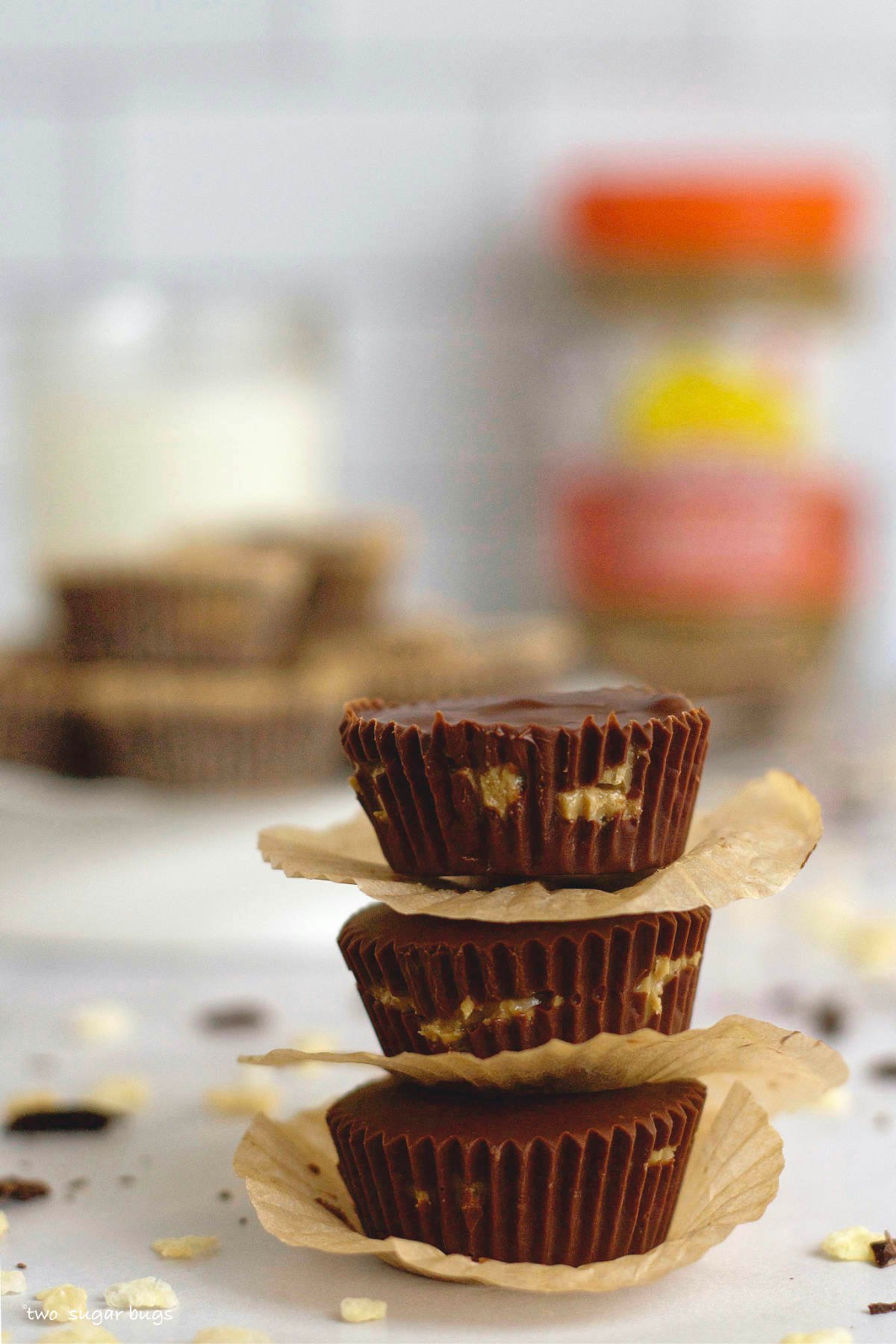 SunButter Cups (Nut Free Snacks) ~ two sugar bugs