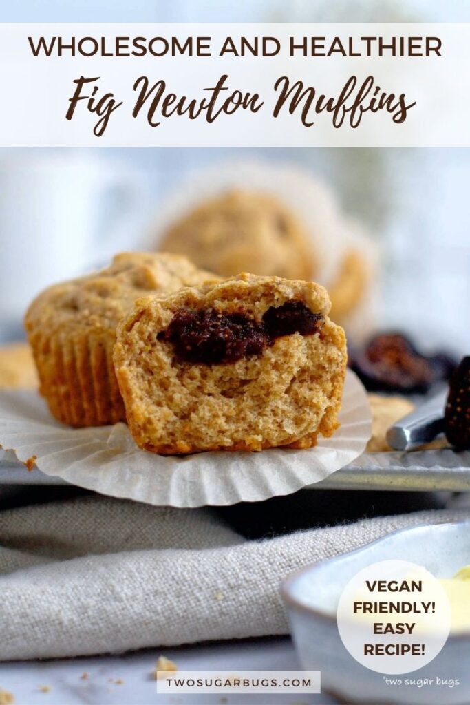 Fig Muffins {Vegan} ~ two sugar bugs