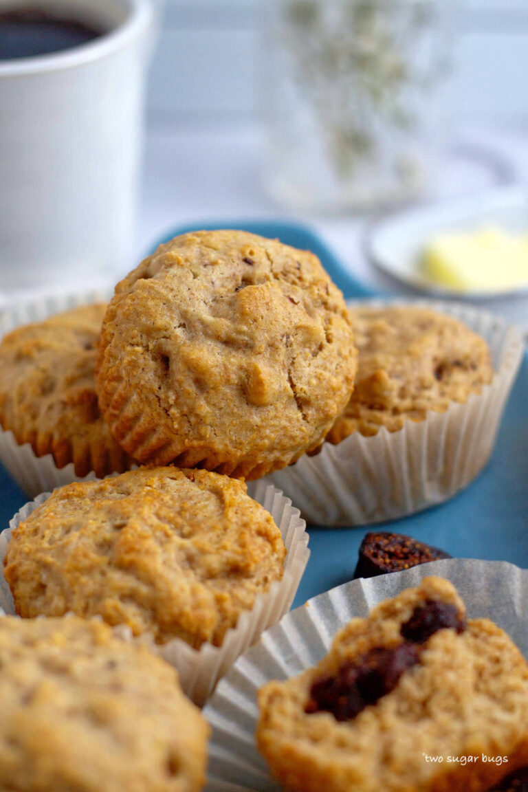 Fig Muffins {Vegan} ~ two sugar bugs