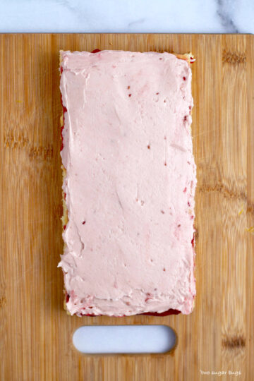 Raspberry Opera Cake ~ two sugar bugs