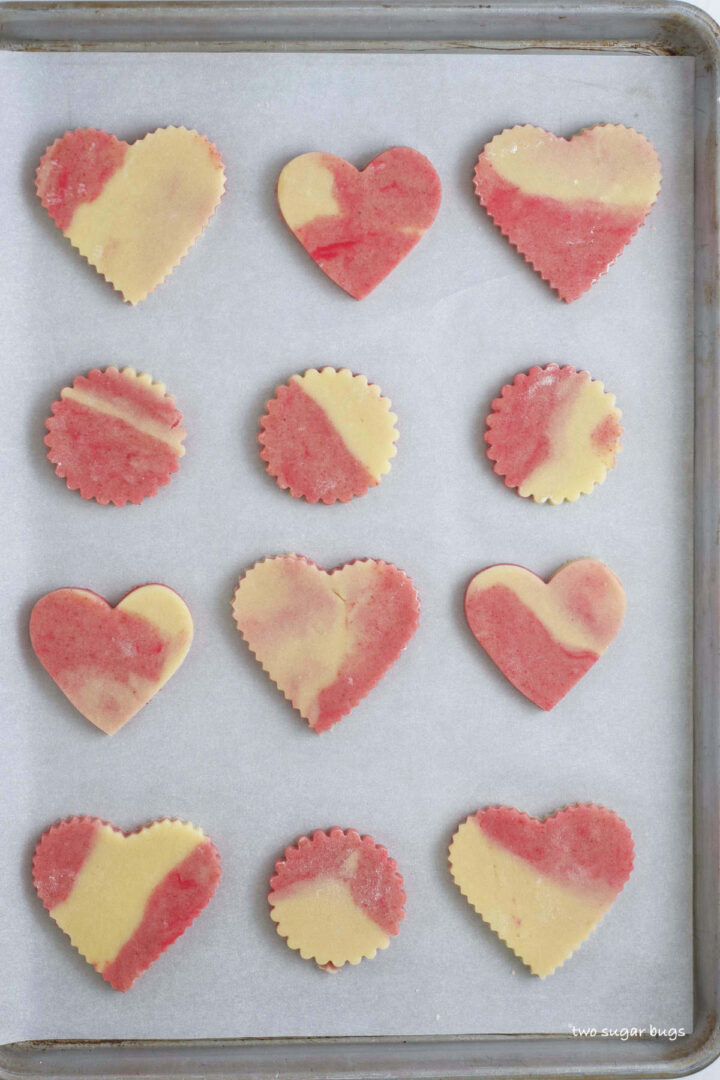 Marbled Sugar Cookies ~ two sugar bugs