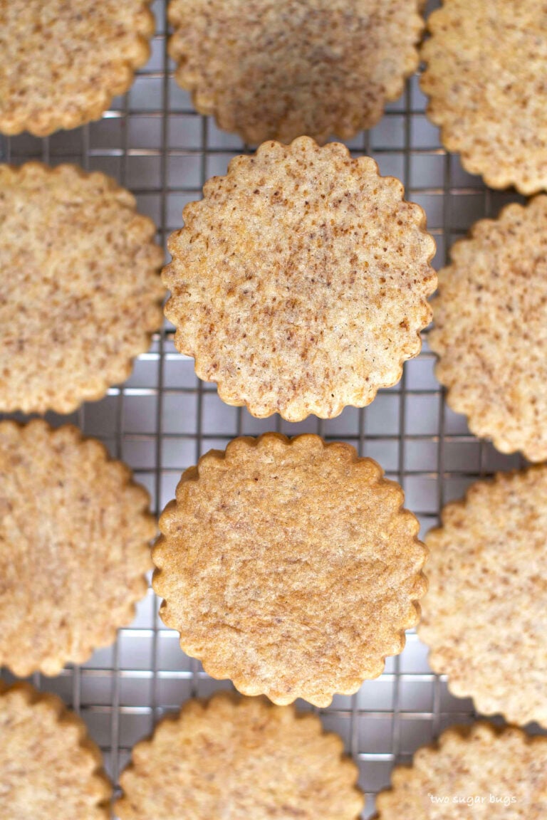 Coffee Sugar Cookies {with Vanilla Bean Buttercream} ~ two sugar bugs