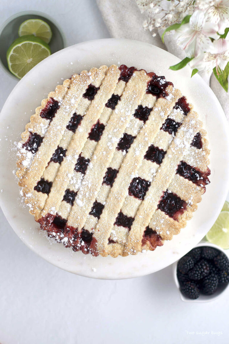 Blackberry Crostata {Classic Italian Recipe} ~ two sugar bugs