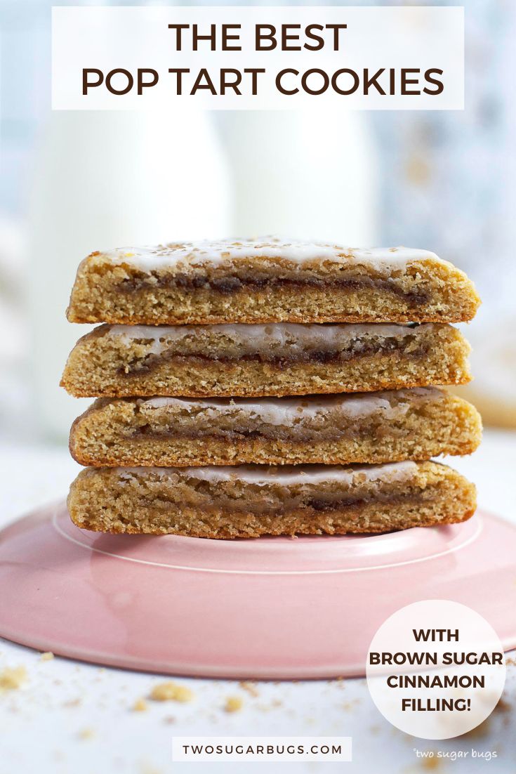 Pop Tart Cookies ~ two sugar bugs