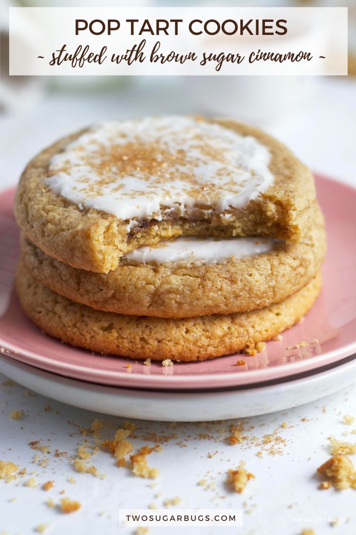 Pop Tart Cookies ~ two sugar bugs
