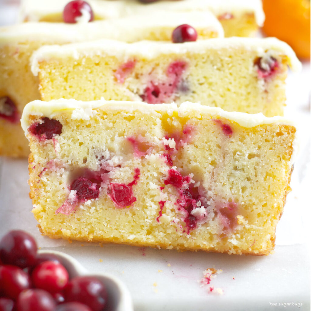 Orange Cranberry Cake - two sugar bugs