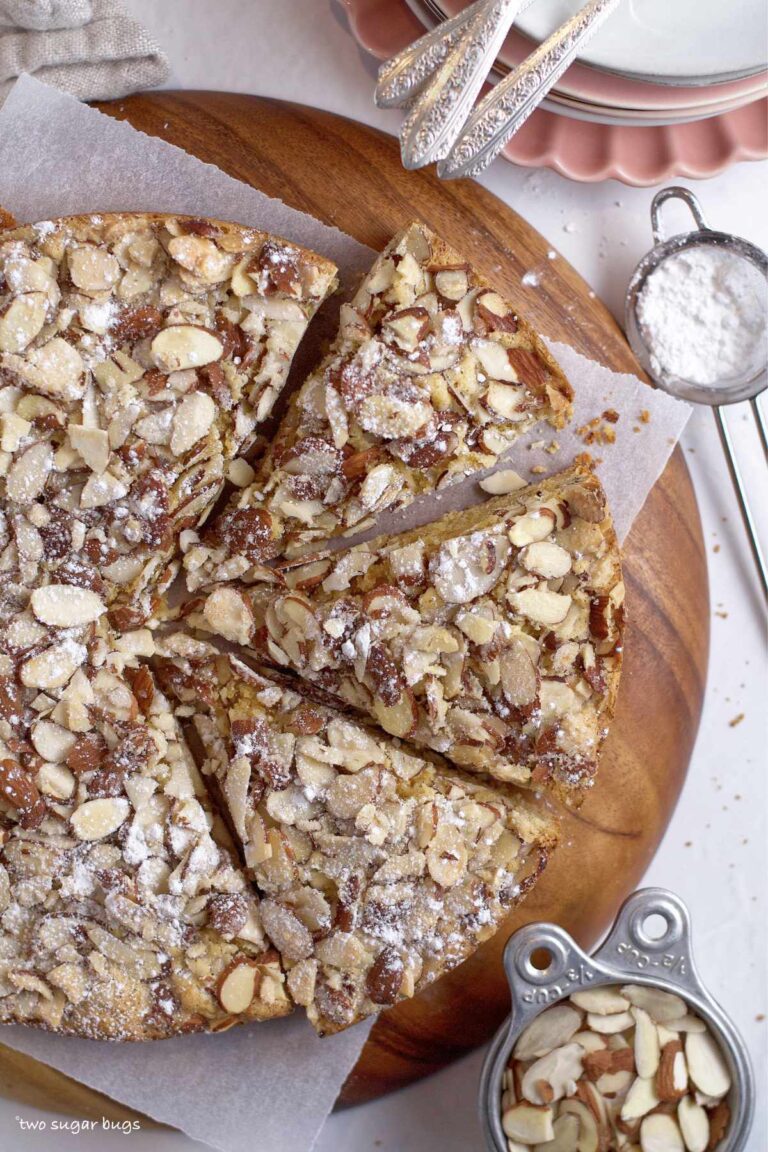 The BEST Italian Almond Cake ~ two sugar bugs