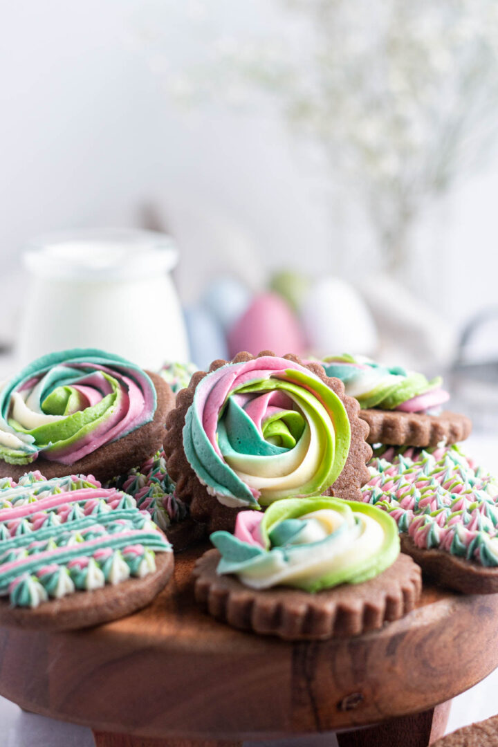 Soft and Thick Chocolate Cut Out Cookies ~ two sugar bugs