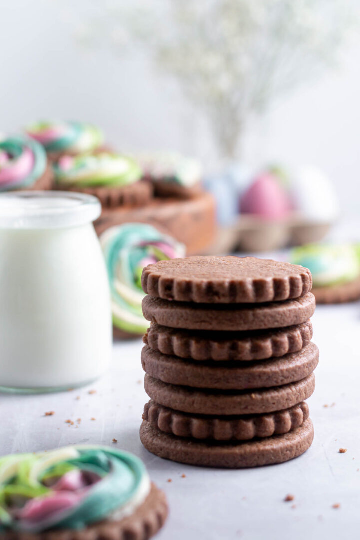 Soft and Thick Chocolate Cut Out Cookies ~ two sugar bugs
