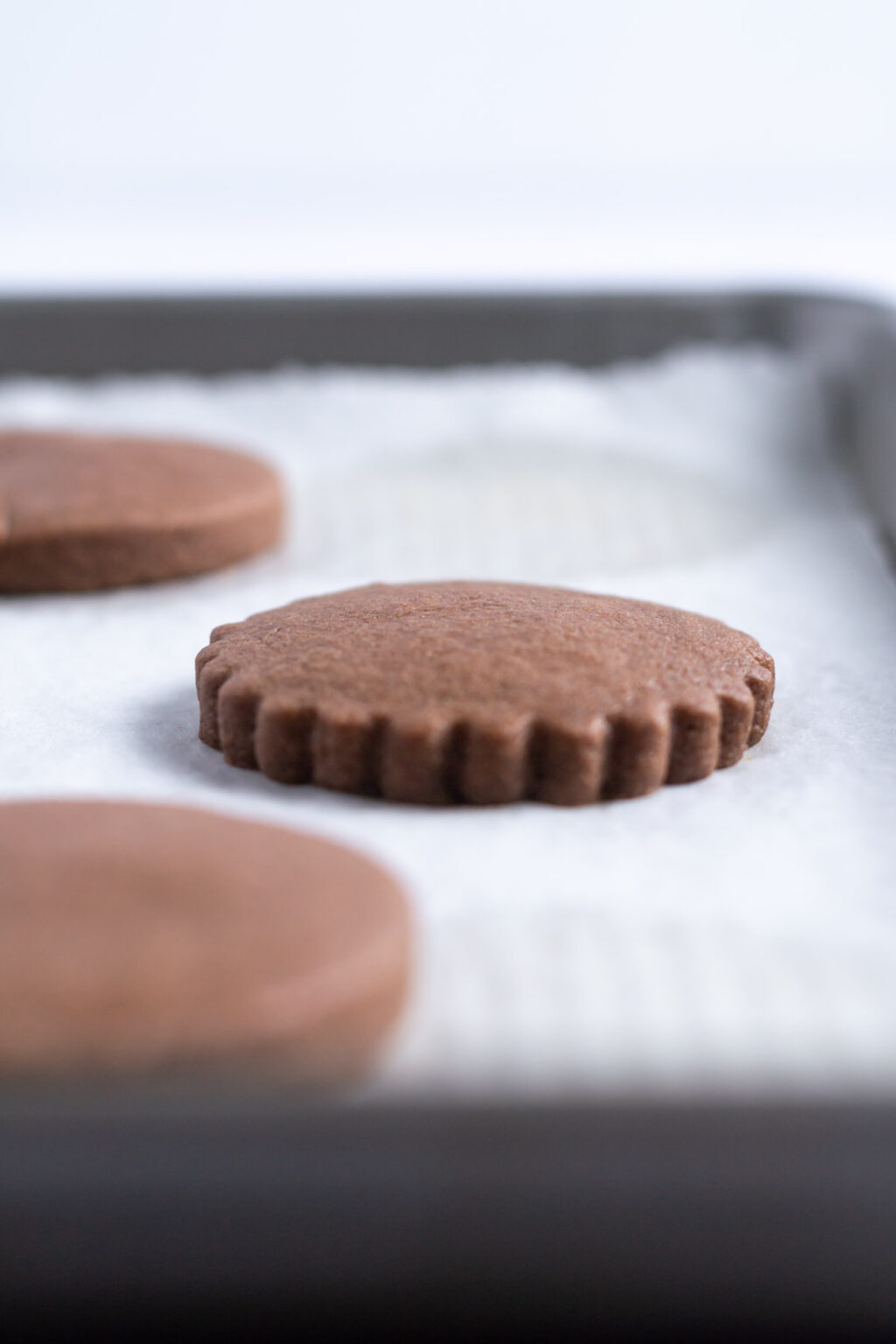 Soft and Thick Chocolate Cut Out Cookies ~ two sugar bugs