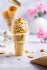 Creamy Butterscotch Ice Cream ~ two sugar bugs