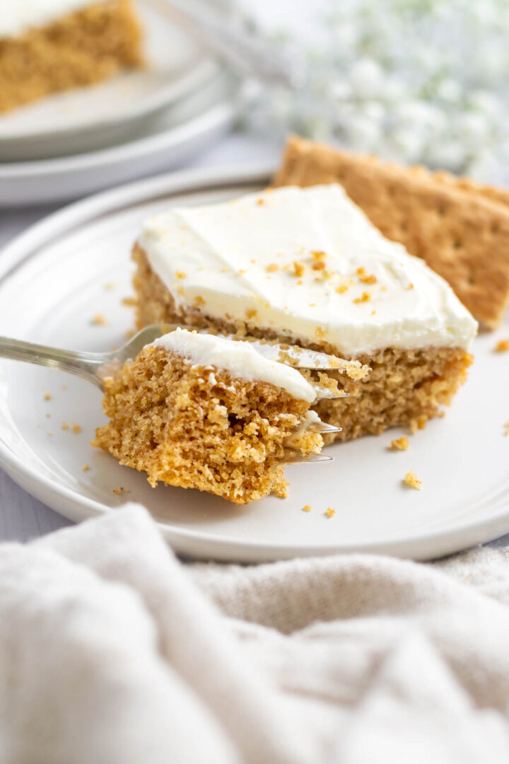 EASY Graham Cracker Cake ~ two sugar bugs
