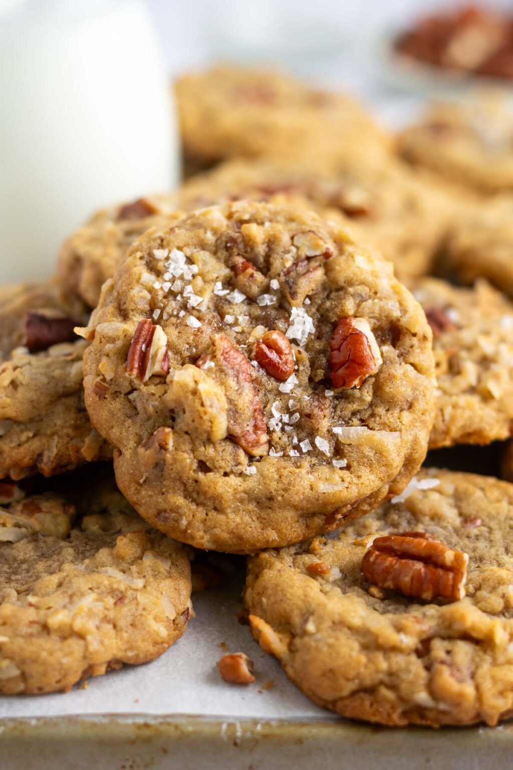 Coconut Pecan Cookies {NO CHILL} ~ two sugar bugs