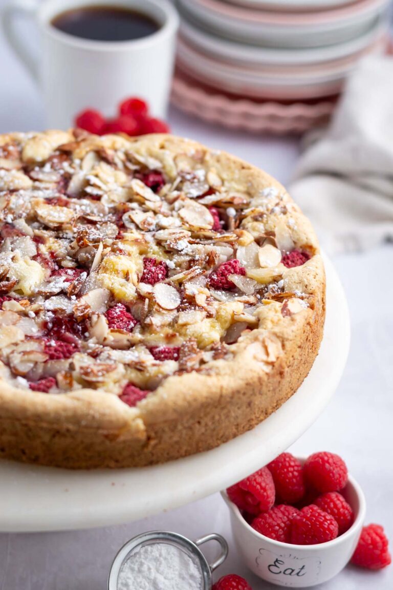 Raspberry Almond Cake ~ two sugar bugs