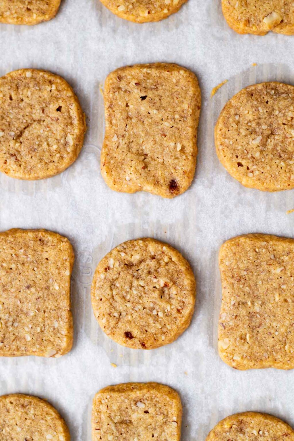 Pecan Crackers {slice and bake} ~ two sugar bugs