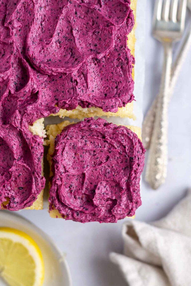 Easy Freeze Dried Blueberry Frosting ~ two sugar bugs