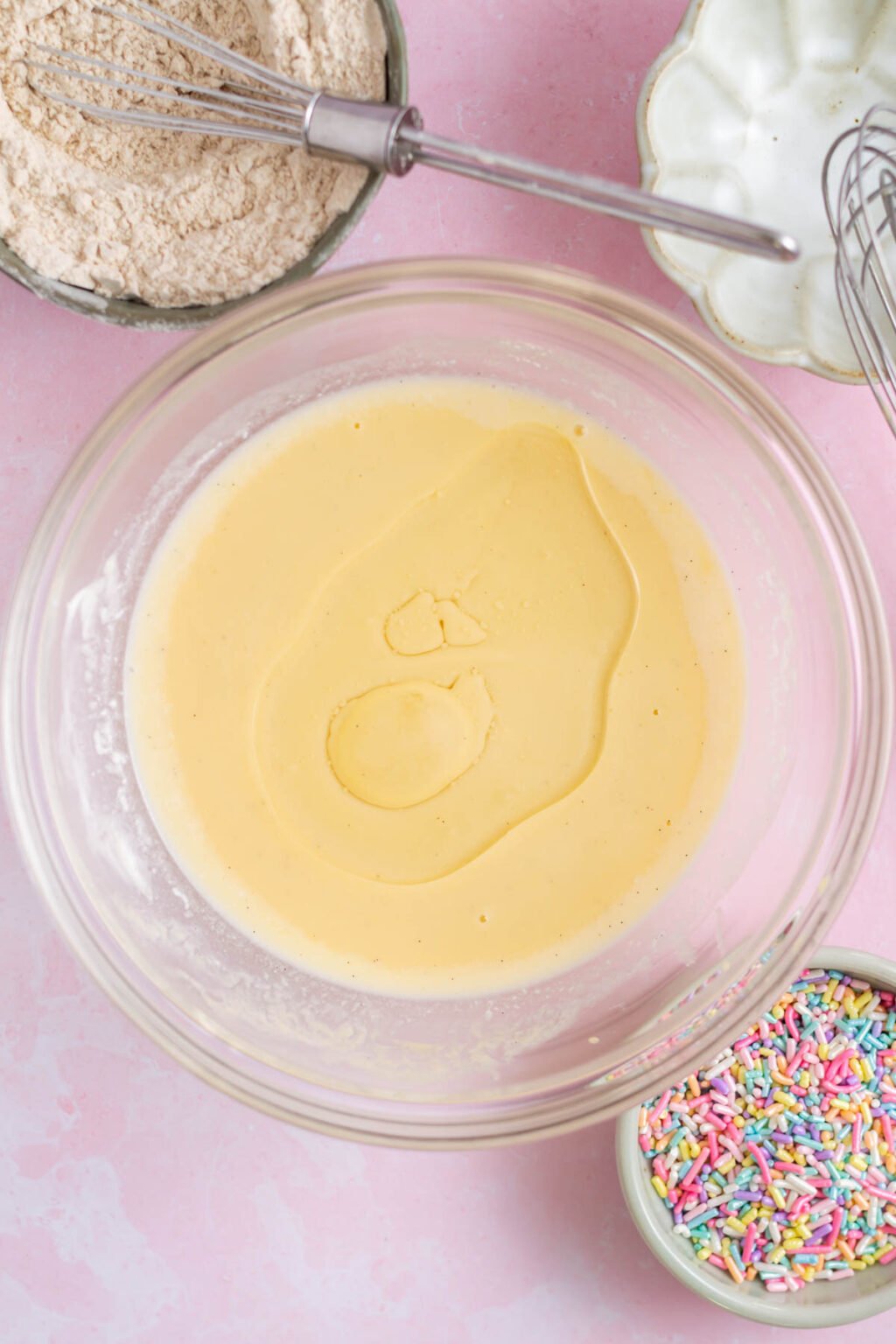 Baked Sprinkle Donuts ~ two sugar bugs