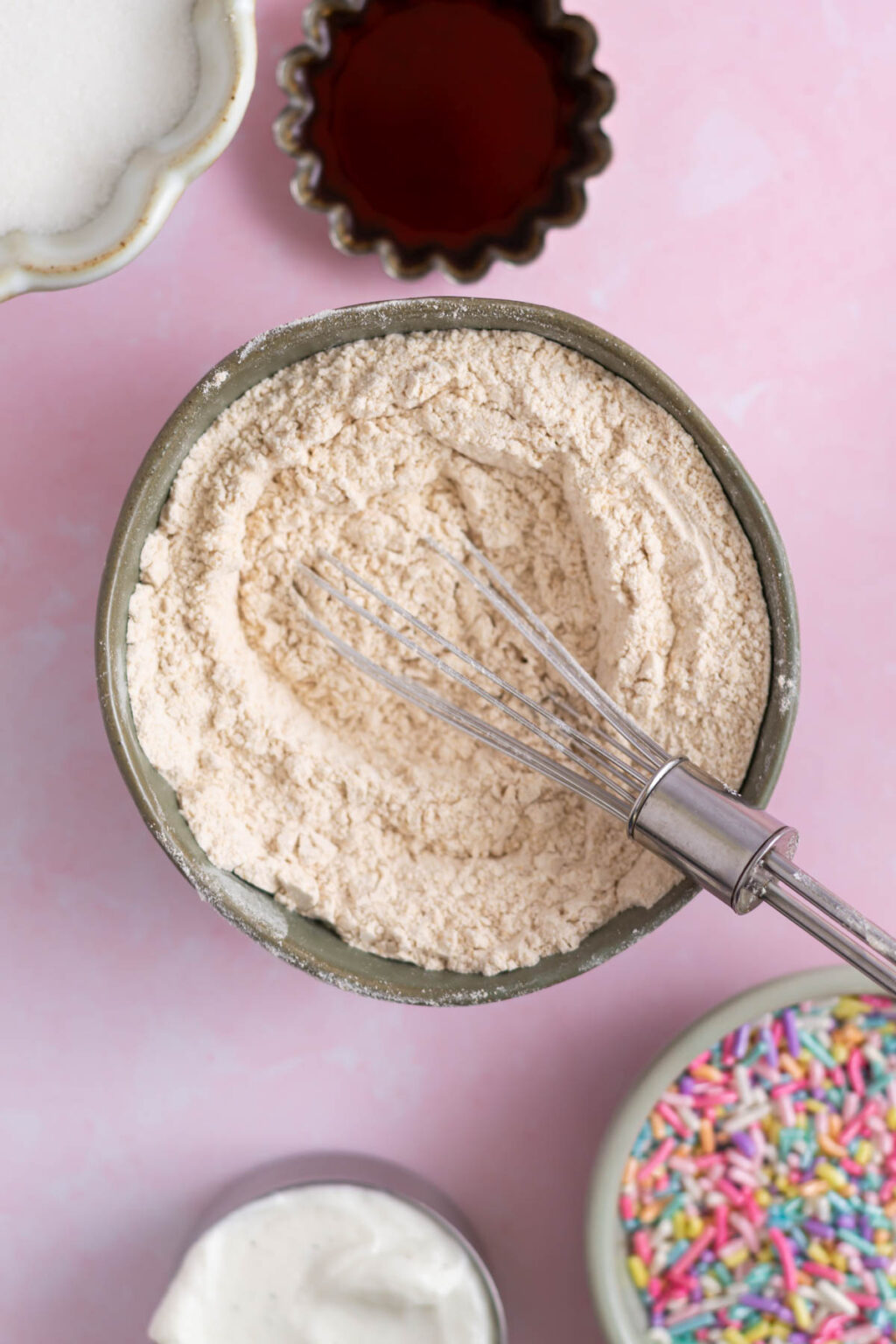 Baked Sprinkle Donuts ~ two sugar bugs