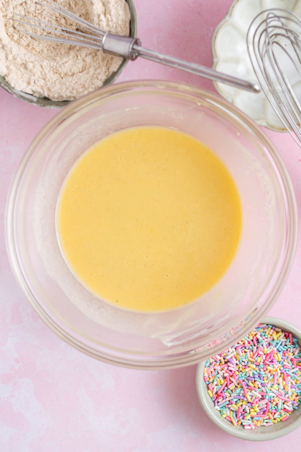 Baked Sprinkle Donuts ~ two sugar bugs