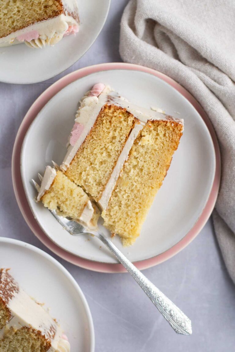Moist Vanilla Bean Cake ~ two sugar bugs