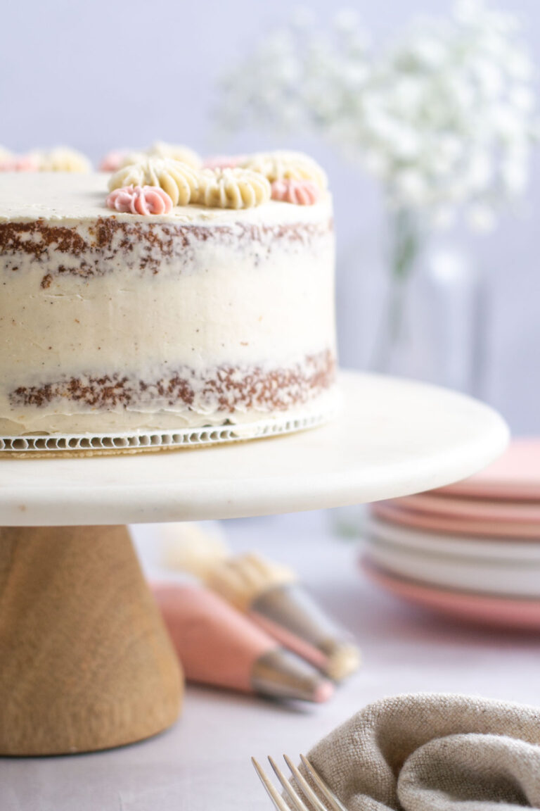 Moist Vanilla Bean Cake ~ two sugar bugs