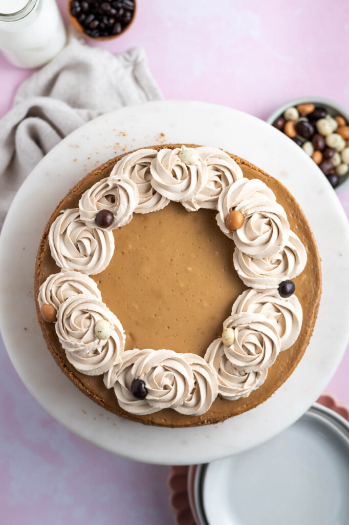 Creamy Espresso Cheesecake ~ two sugar bugs