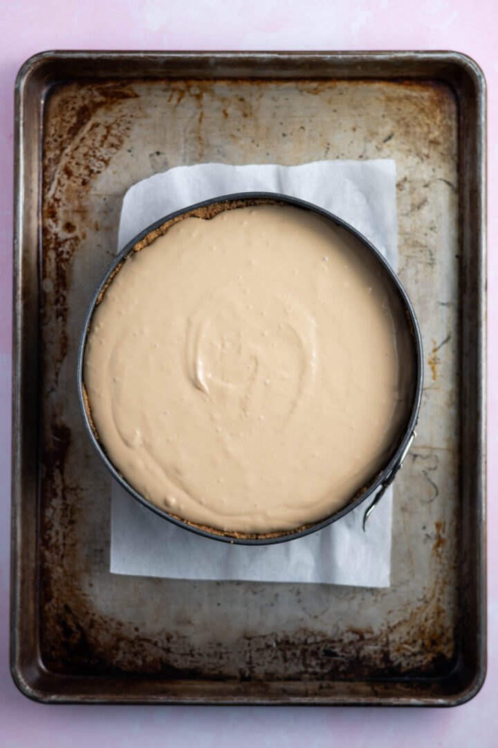 Creamy Espresso Cheesecake ~ two sugar bugs