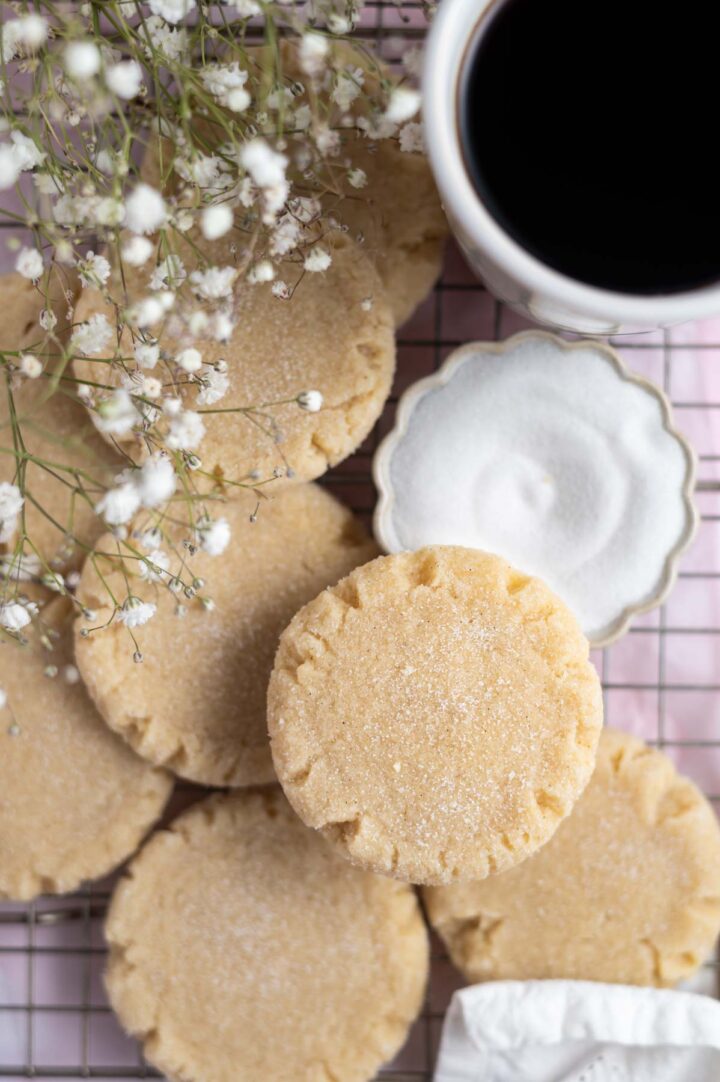 Soft and Chewy Small Batch Sugar Cookies ~ two sugar bugs