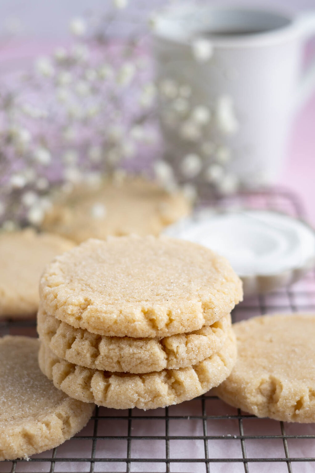 Soft and Chewy Small Batch Sugar Cookies ~ two sugar bugs