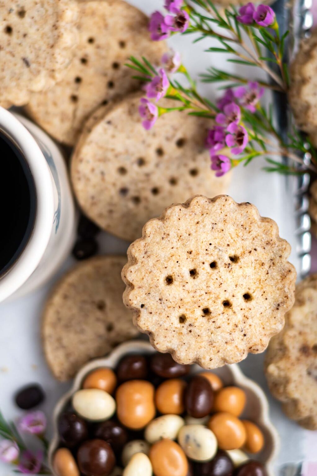 Rich Espresso Shortbread ~ two sugar bugs