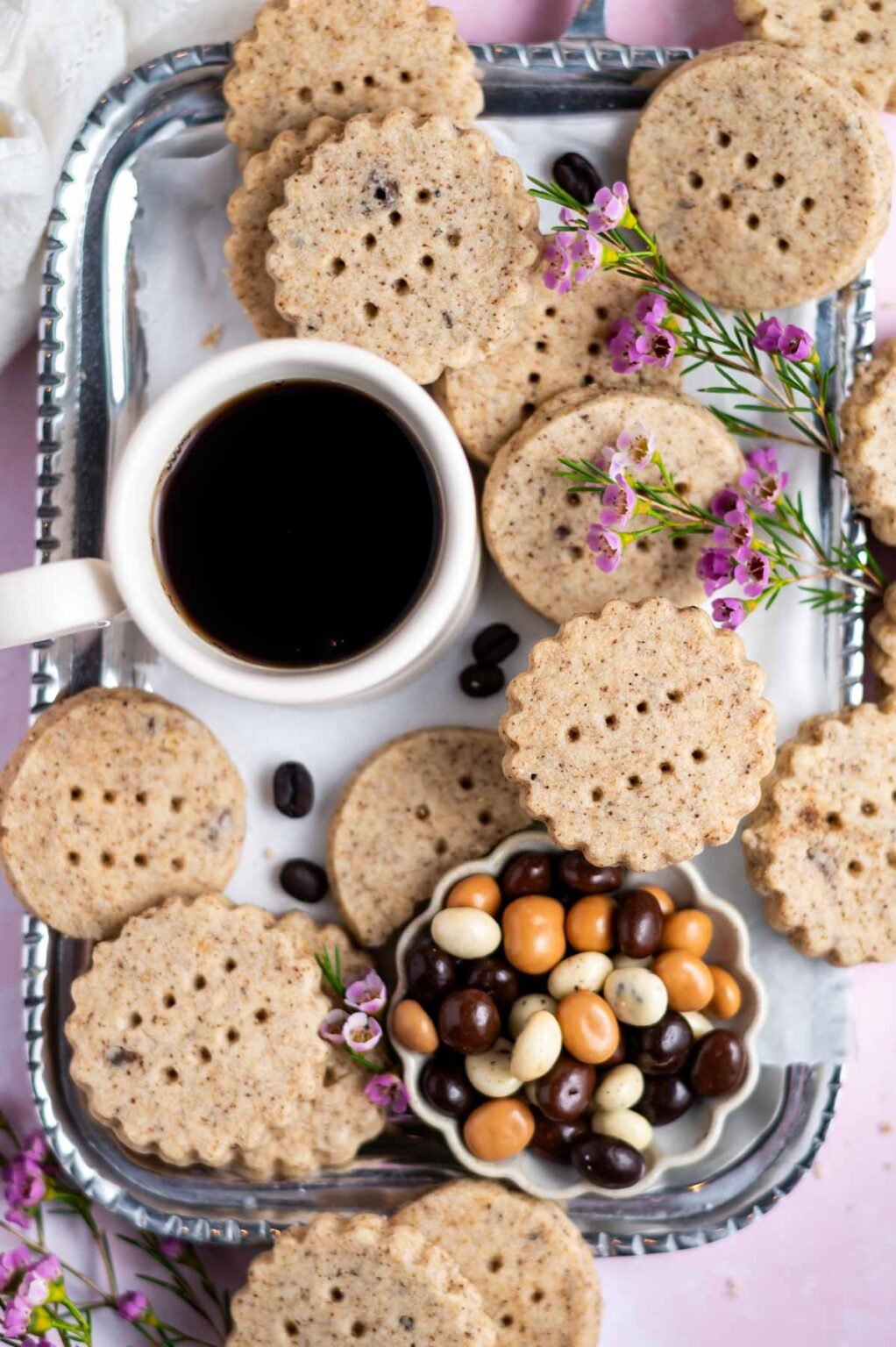 Rich Espresso Shortbread ~ two sugar bugs