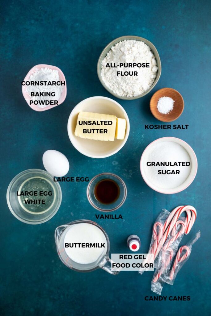 Soft and Fluffy Candy Cane Cake ~ two sugar bugs