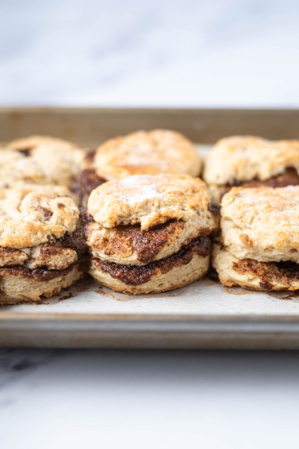 30 minute Cinnamon Roll Biscuits ~ two sugar bugs