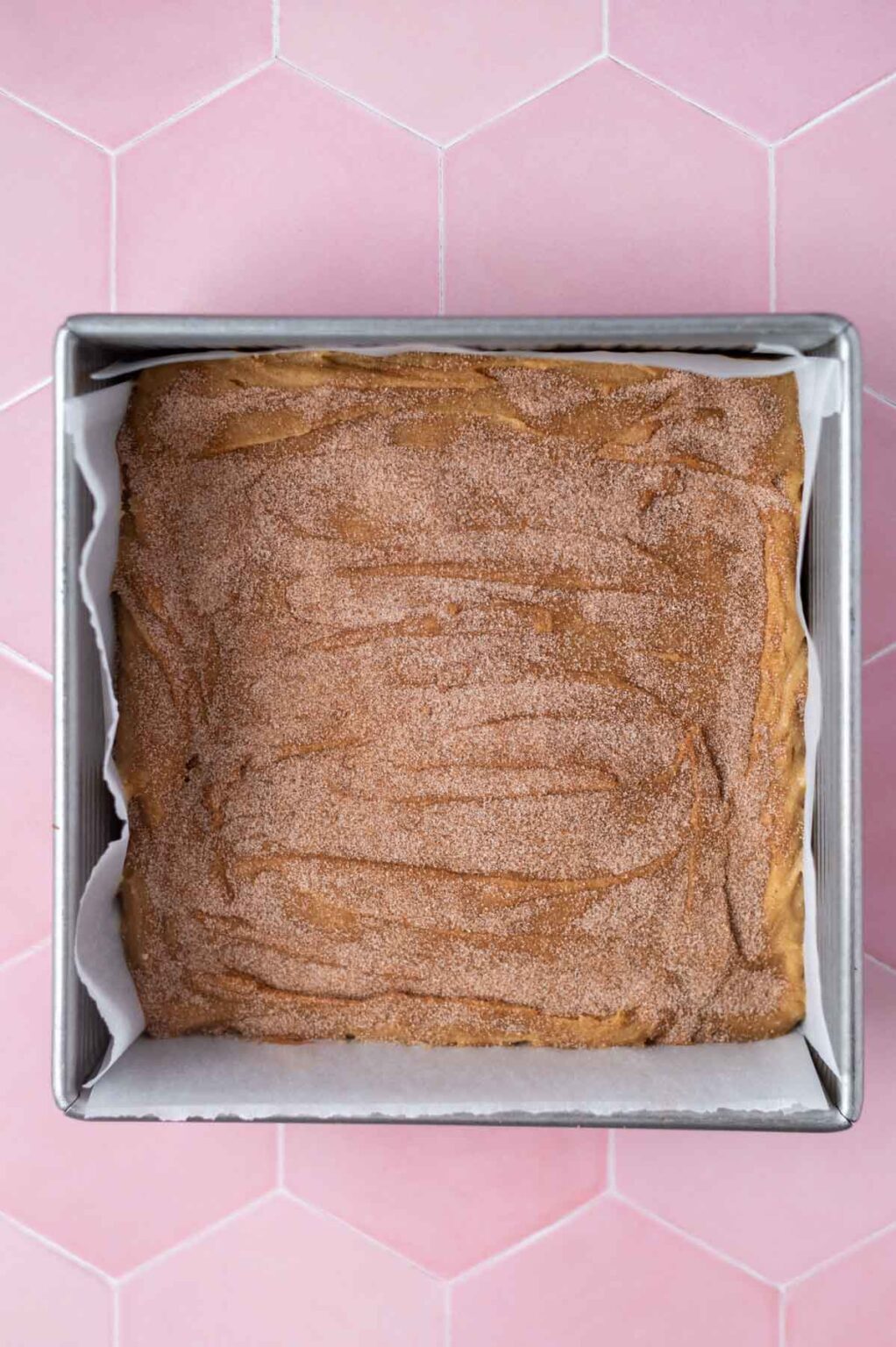 Soft and Chewy Snickerdoodle Cookie Bars ~ two sugar bugs