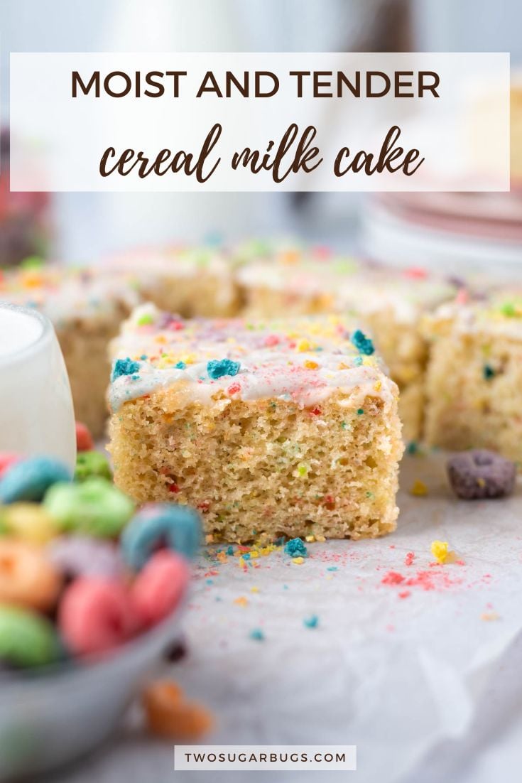 Simple One Layer Cereal Cake ~ two sugar bugs